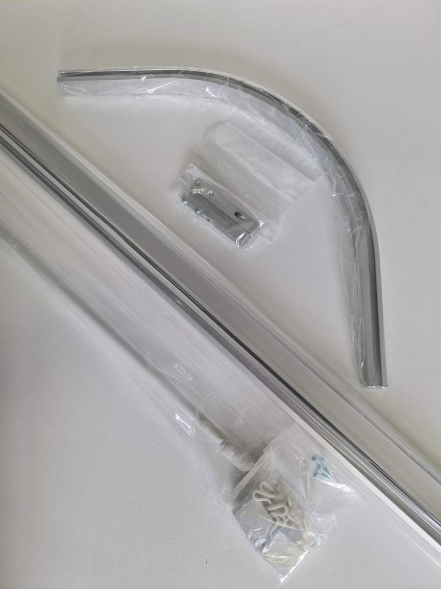 AM1616 - Modular Shower Track Kit 1600 x 1600 – Hand Rail Industries